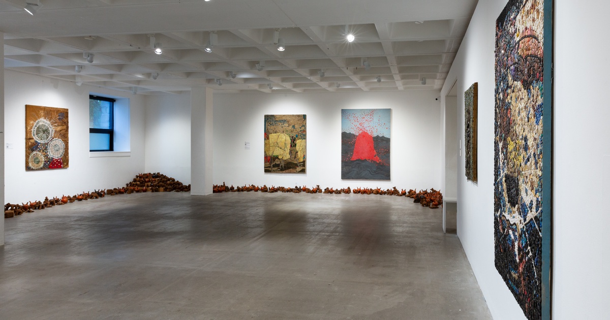 Elias Sime opens his first UK institutional solo exhibition at the ...